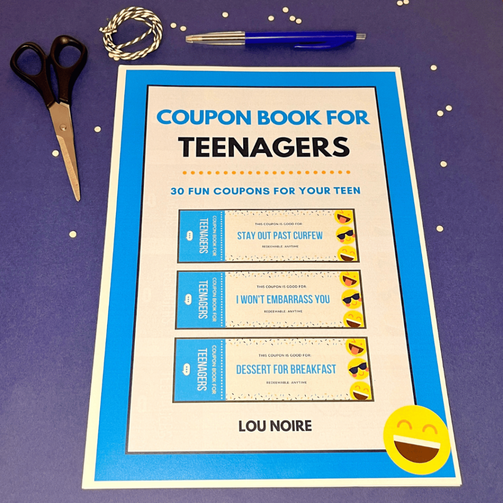Coupon Book for Teenagers - Pink - Lou Noire