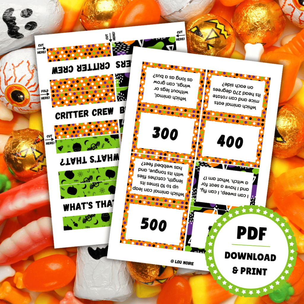 Halloween Quiz for Kids - Lou Noire