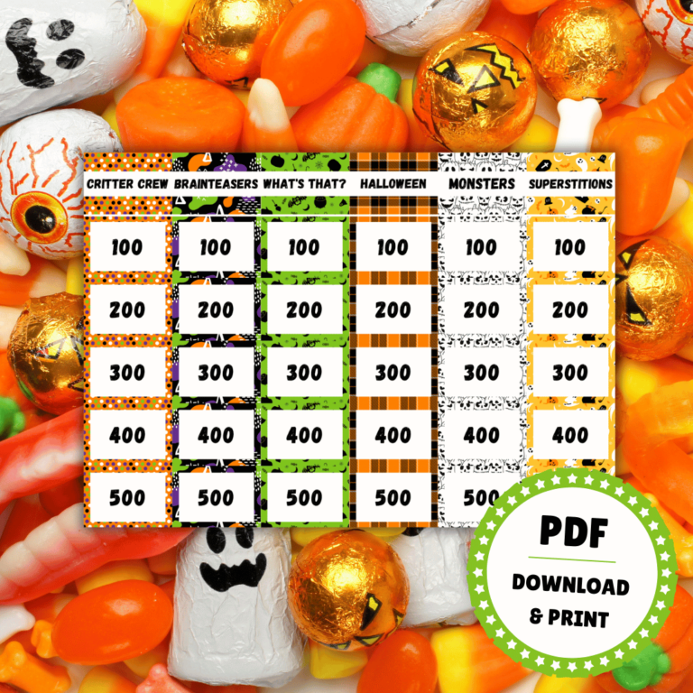 Halloween Quiz for Kids - Lou Noire