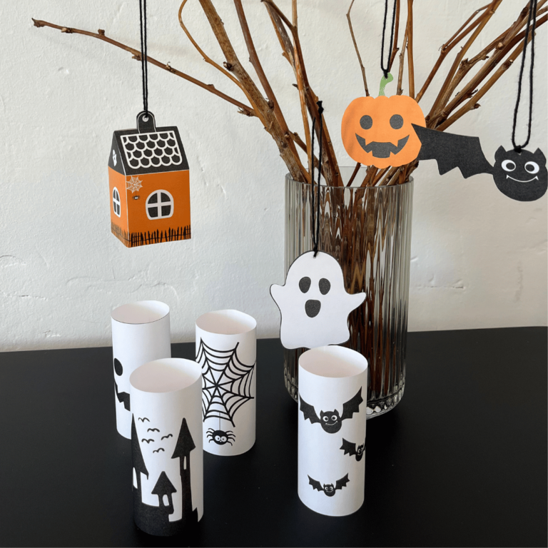 Kids DIY Halloween Party Decorations - Lou Noire